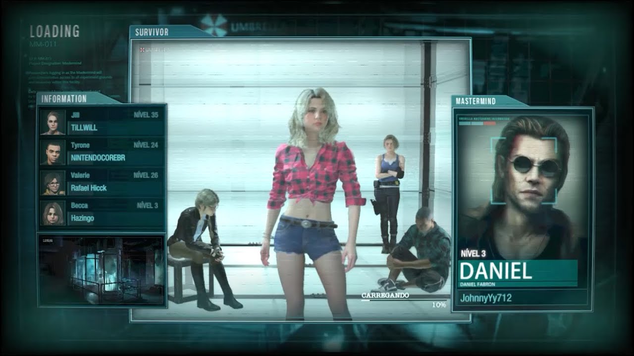 Resident Evil RESISTANCE Gameplay Becca Woollett [Daniel Fabron] (Full ...