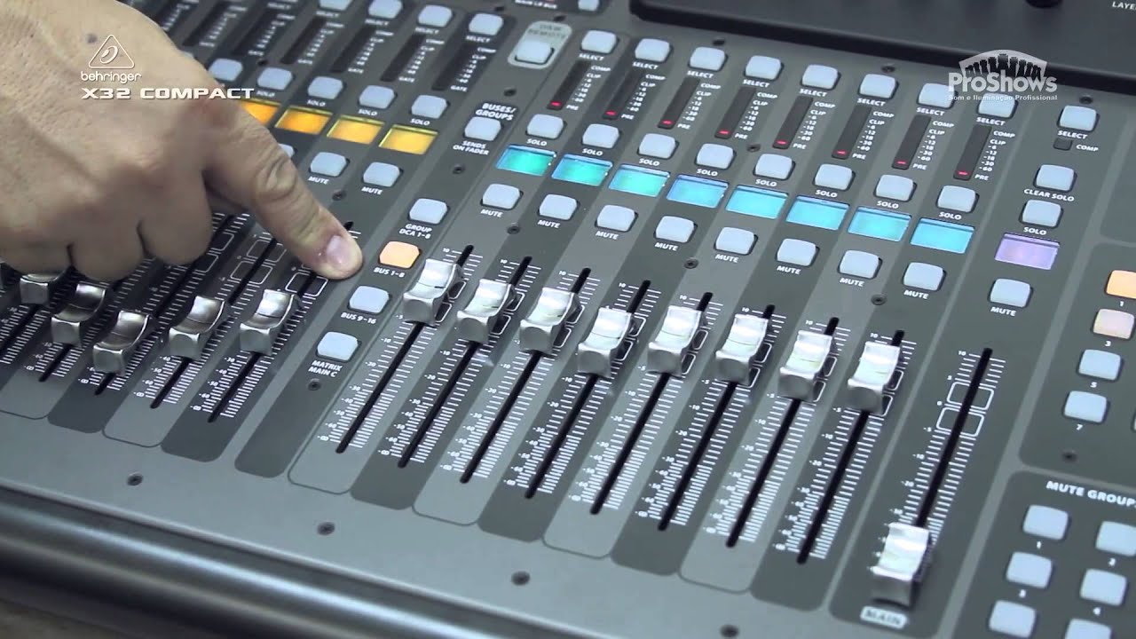 ProShows apresenta: X32 Compact Behringer - YouTube