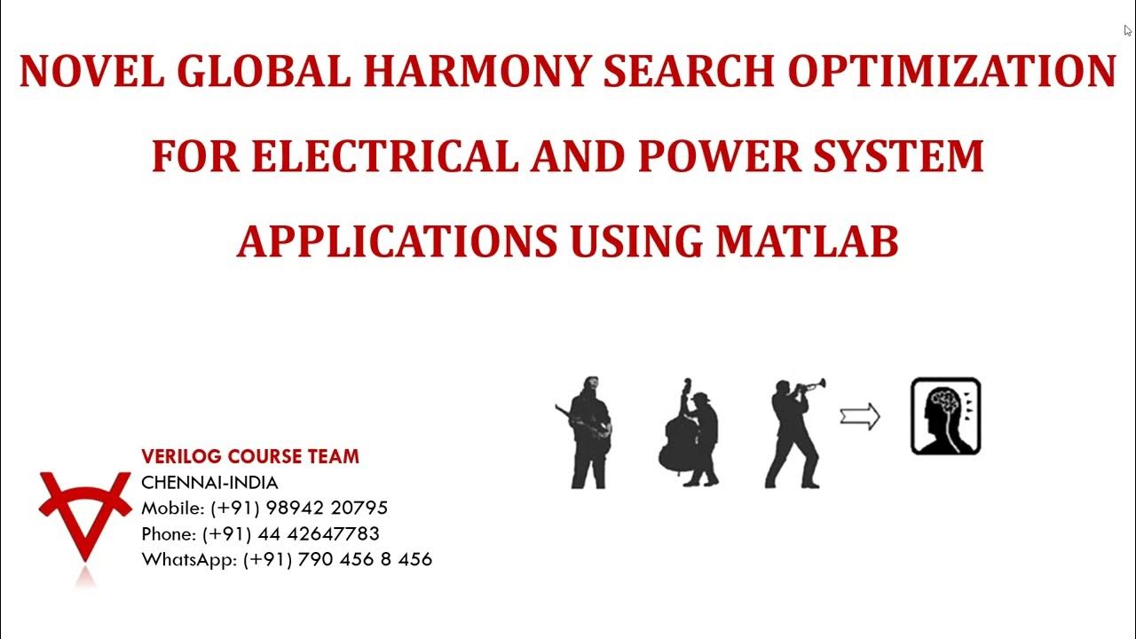 NOVEL GLOBAL HARMONY SEARCH OPTIMIZATION FOR ELECTRICAL AND POWER SYSTEM APPLICATIONS USING ...