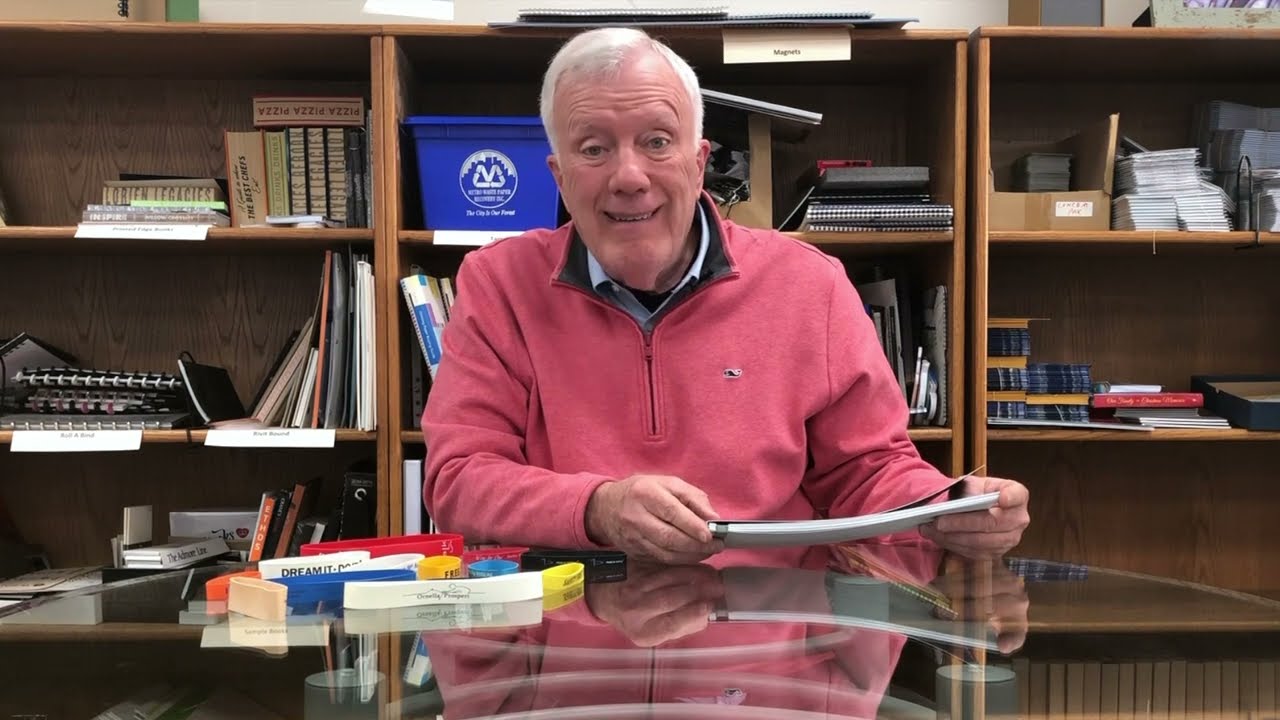 Printed Rubber Band Book Binding - YouTube