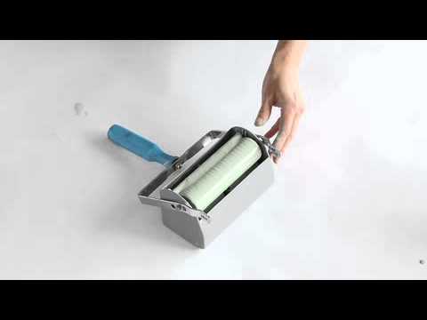 The Painted House - patterned paint rollers 2 - YouTube