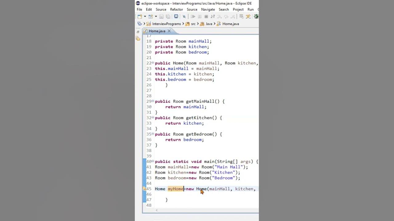 Java Composition Concept Composing Objects Explained Youtube