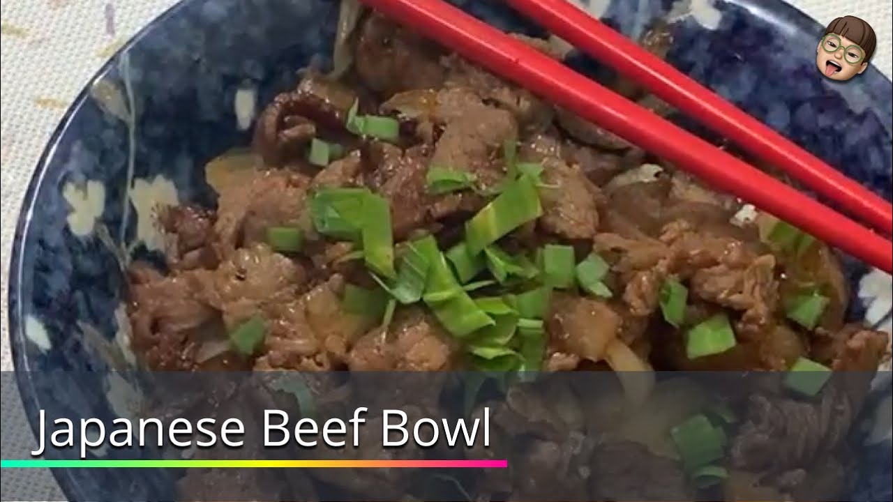 💗 Live Cooking: Japanese Beef Bowl - YouTube