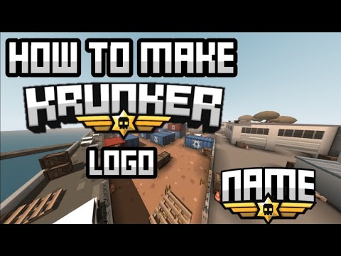 How To Make KRUNKER Logo On Mobile [TUTORIAL] - YouTube