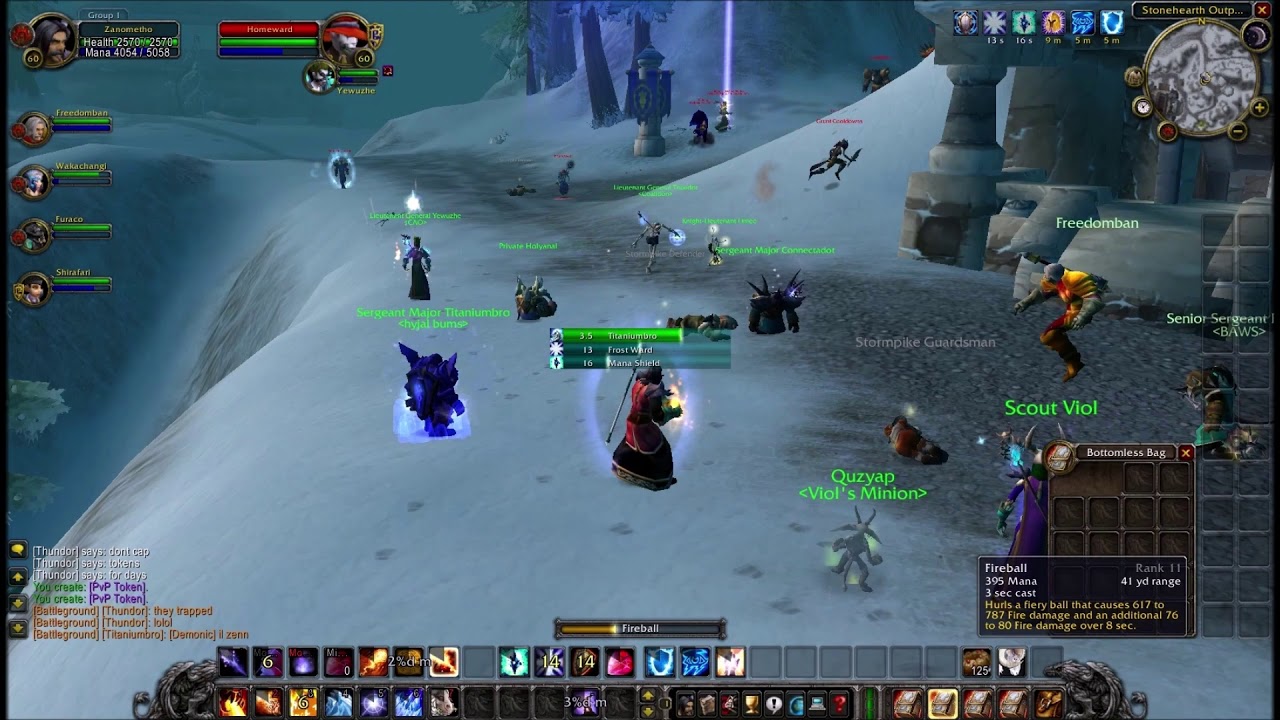 WoW Classic PvP: Fire mage Action with Zano Metho (Fire Mage) Level 60 ...