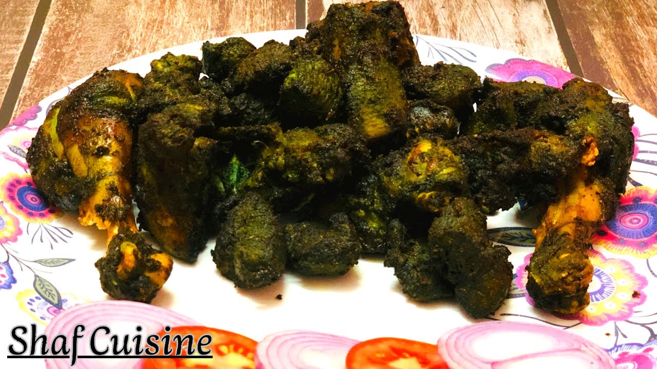 Green Chicken 65 | Hot & Spicy Green Chicken Recipe | @ShafCuisine ...