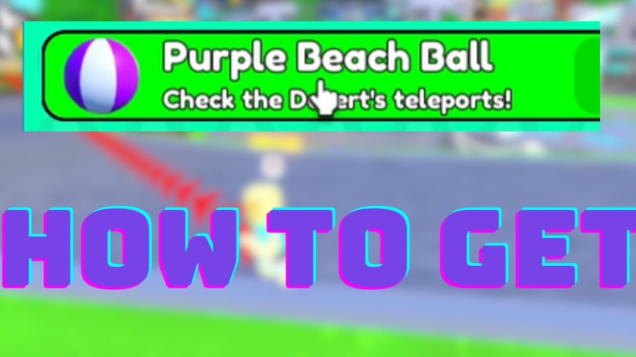 How To Find PURPLE BEACH BALL LOCATION In Roblox Toilet Tower Defense ...