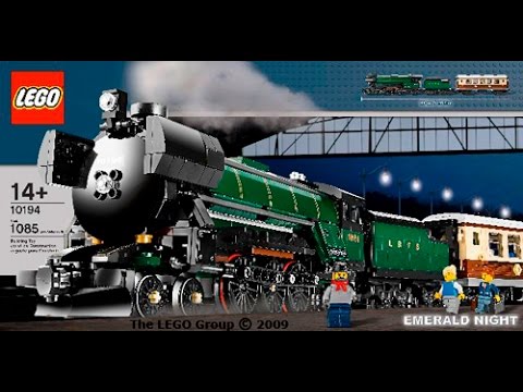 Lego 10194 Emerald Night Stop Motion Build - YouTube