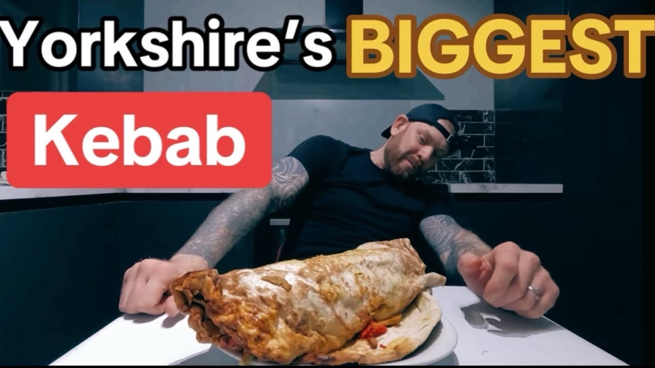 I take on Yorkshire’s BIGGEST kebab from Musafir in Earby - YouTube