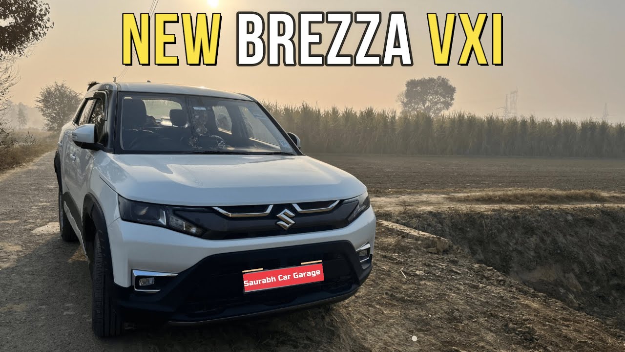 New Brezza VXI 2022 🔥| Best Compact SUV? 🤔 | Saurabh Car Garage - YouTube