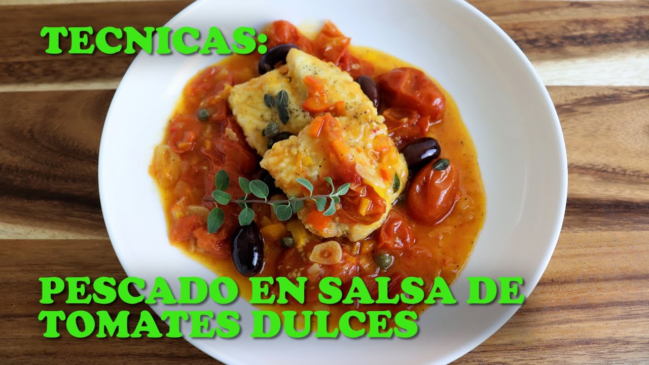 Filete de Pargo Rojo en Salsa de Tomates Dulces - YouTube