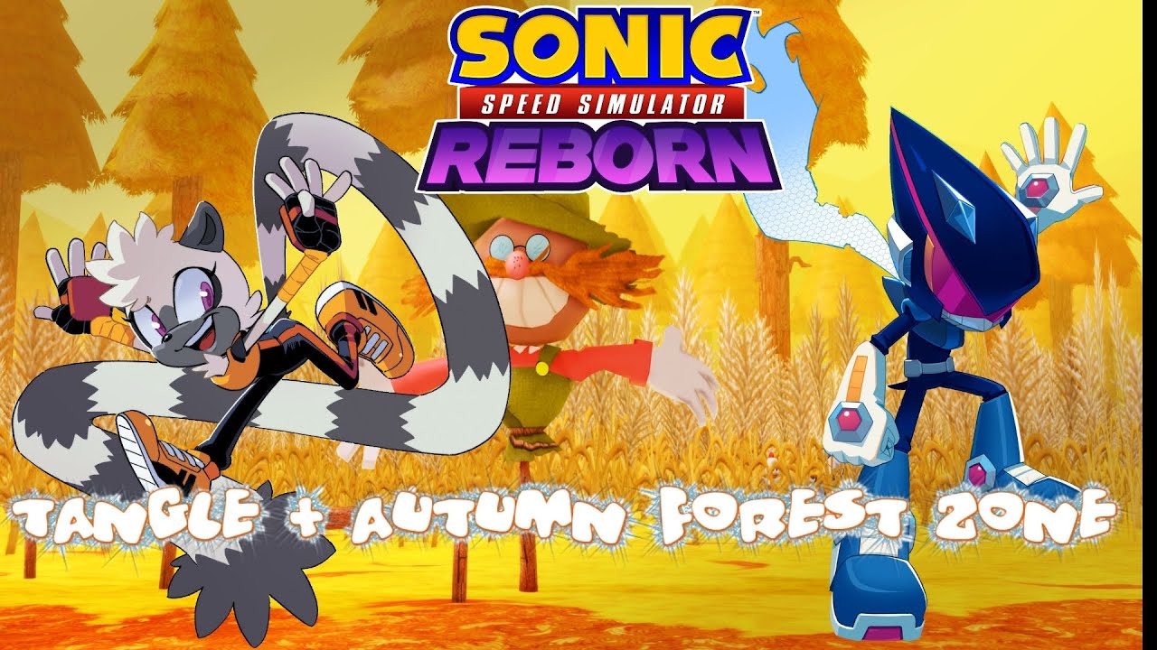 Tangle is HERE! + (NEW) Autumn Forest Zone - Sonic Speed Simulator - YouTube
