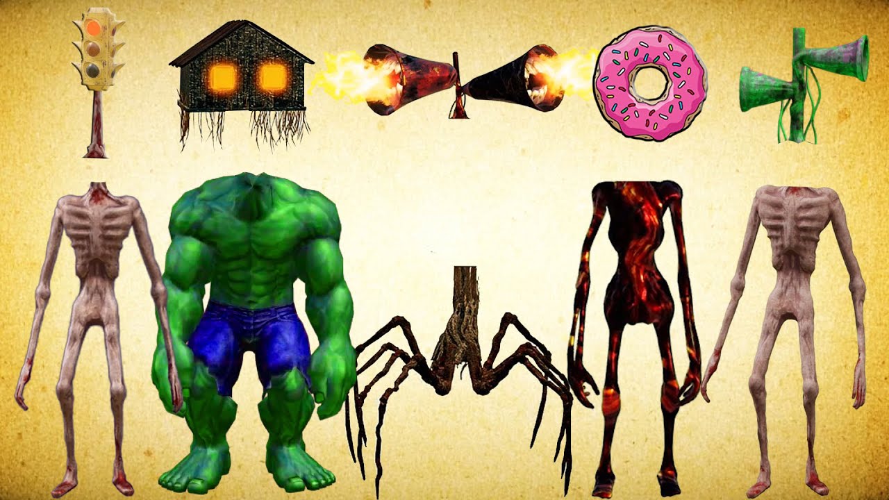 WRONG HEADS SIREN HEAD TRAFFIK, HOUSE HEAD, SIREN HEAD LAVA, SIREN HEAD ...