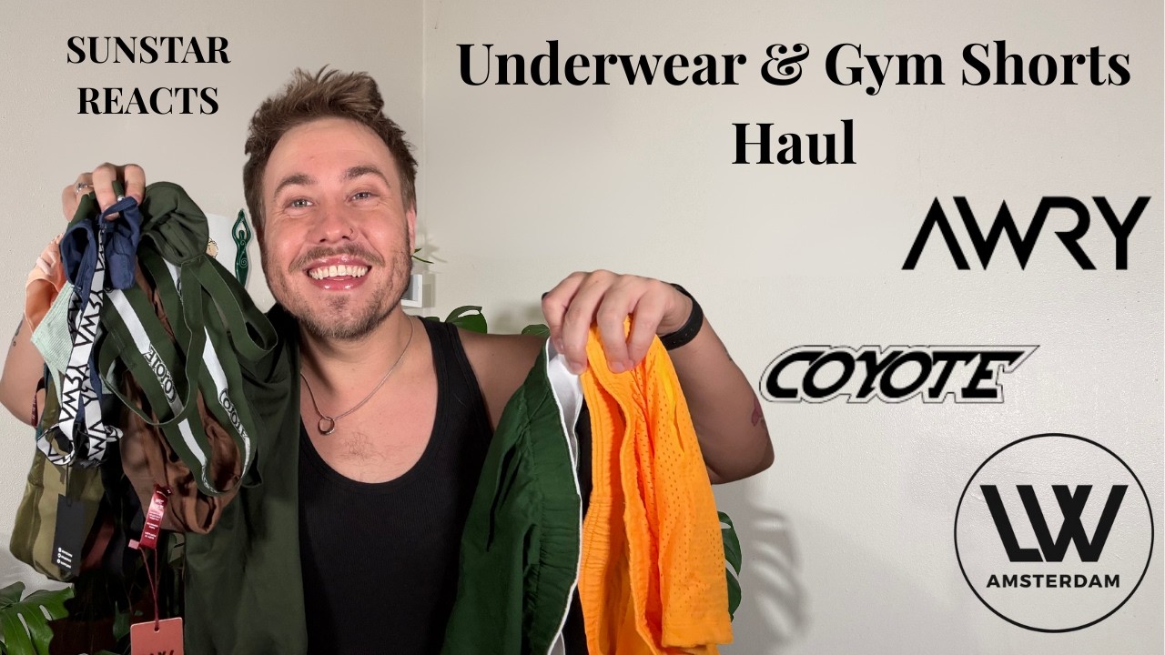Underwear & Gym Shorts Try-On Haul | New Brand Unboxing + Honest Review ...