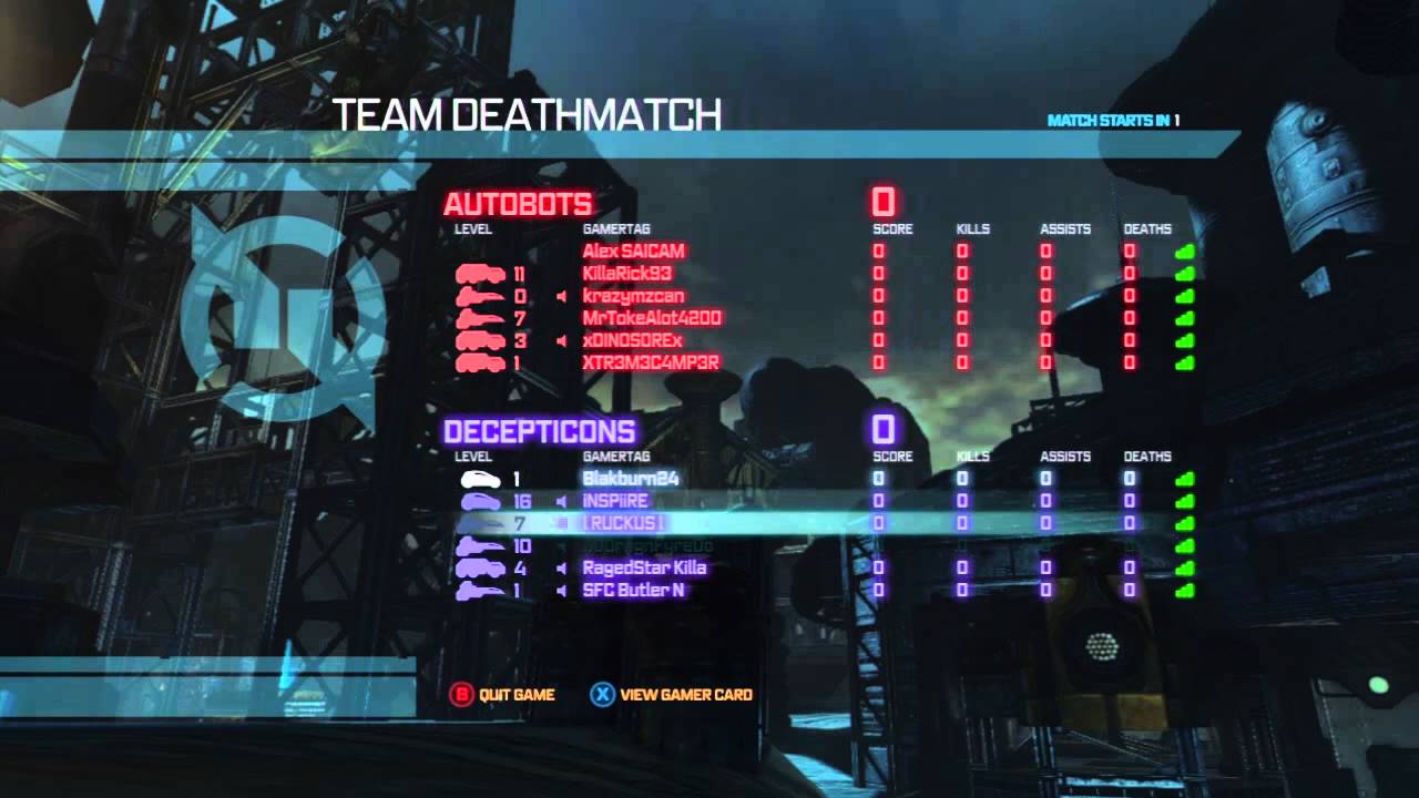 Transformers Fall of Cybertron Multiplayer Gameplay Part 1 - Shaking ...