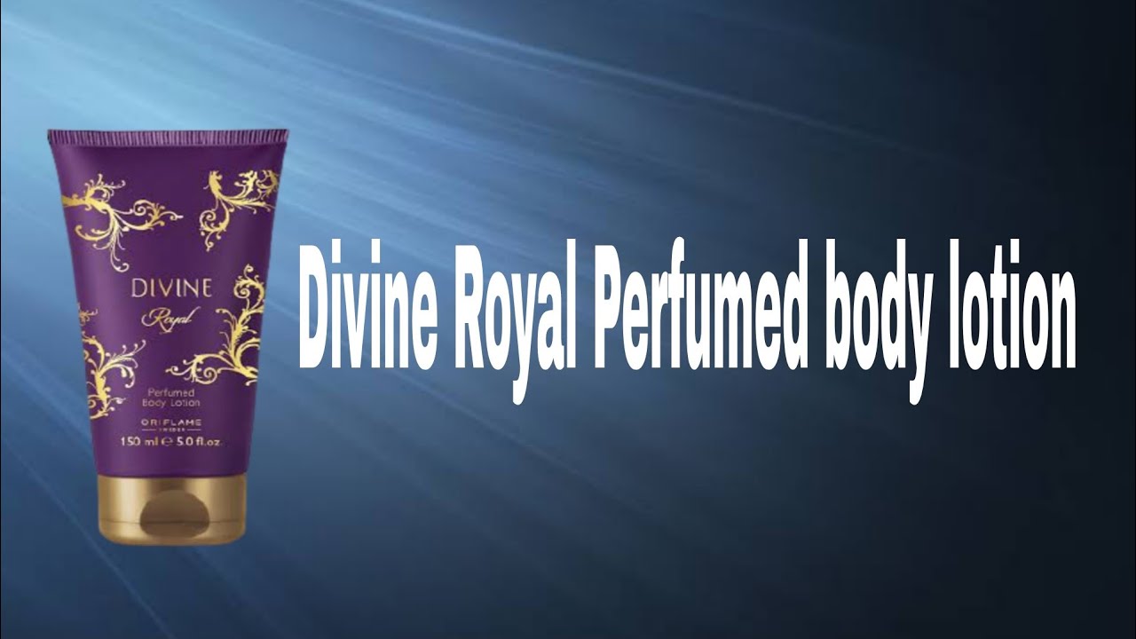 Divine Royal Perfumed body lotion - YouTube