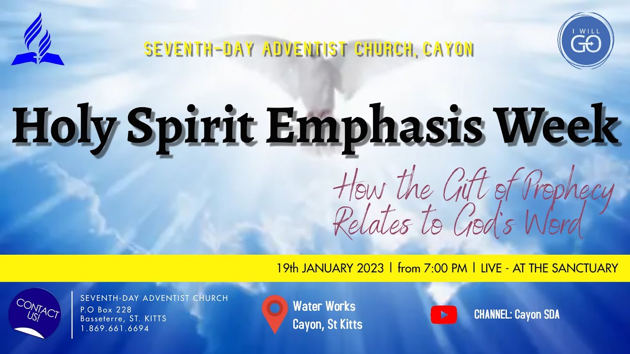 Holy Spirit Emphasis Week (January 19th 2023) - YouTube