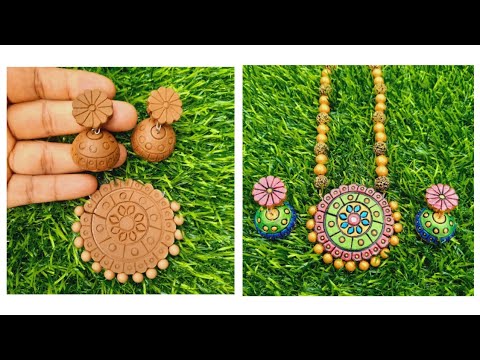 How to Make Terracotta Jewellery | Terracotta Jewellery Making For ...