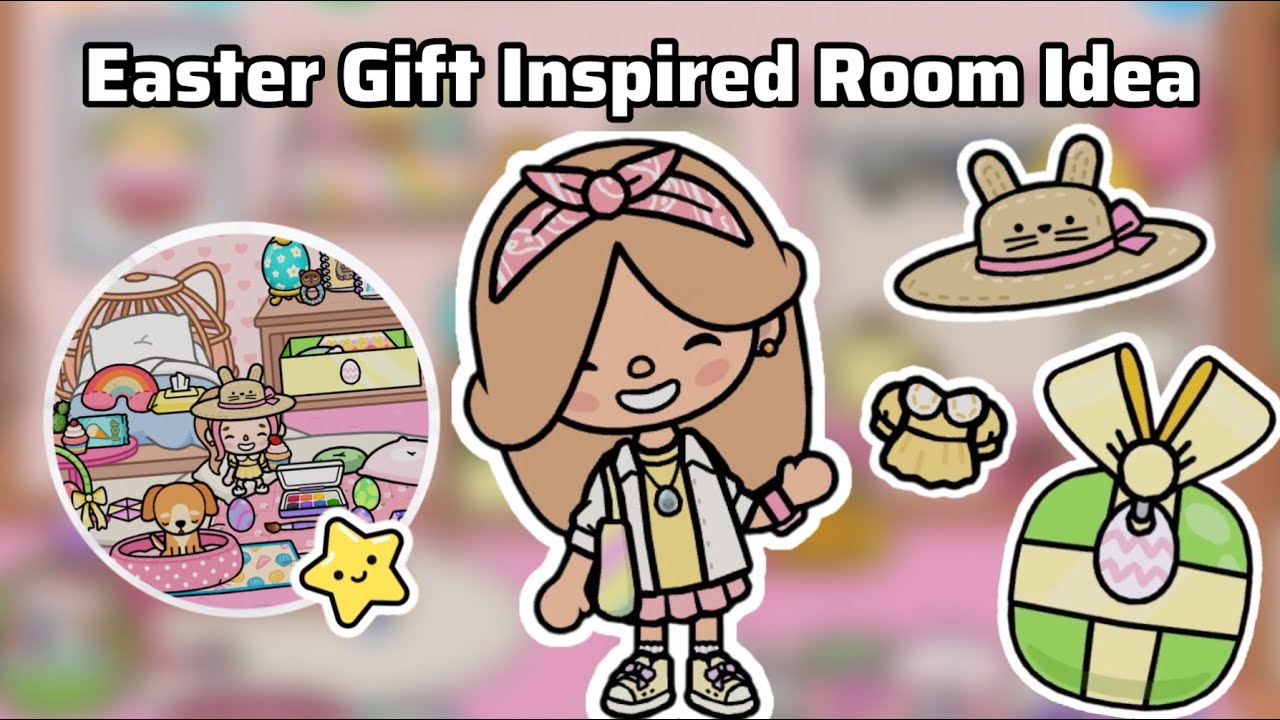 🐣Easter Gift Inspired Baby Room Idea🤩🎀 | Toca Boca World - YouTube