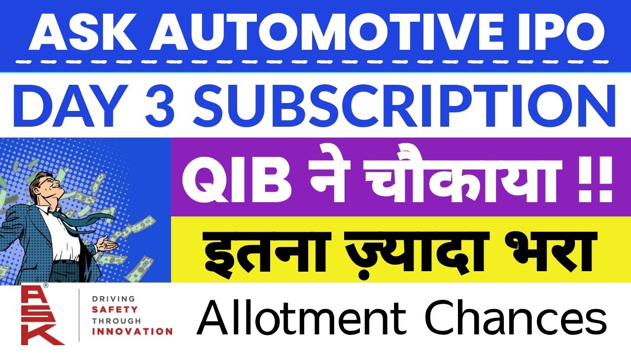 ASK Automotive IPO Subscription Status | Ask Automotive Day 3 ...