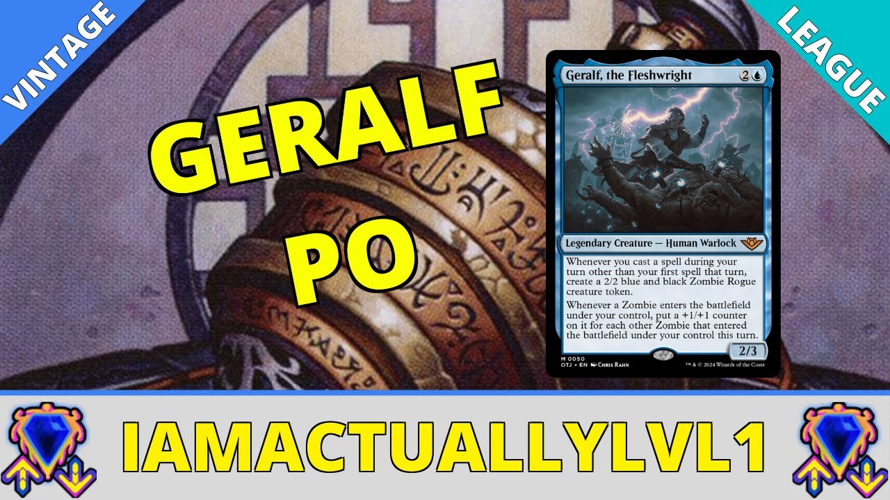 BLUE MONASTERY MENTOR!?! Geralf, the Fleshwright - Outlaws of Thunder Junction - YouTube