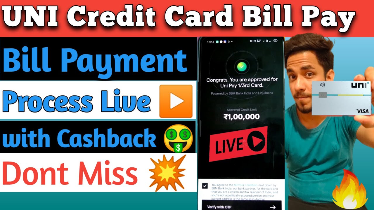 Uni Credit Card Bill Payment |How to Pay Uni Credit Card Bill | Uni ...