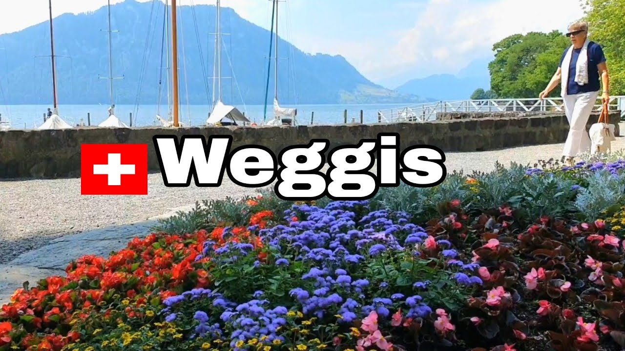WALKING TOUR IN WEGGIS SWITZERLAND. You will love this place - YouTube