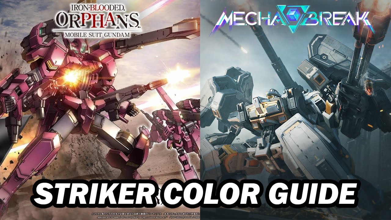 Mecha BREAK Striker Color Guide - Gundam Flauros - Iron Blooded Orphans ...