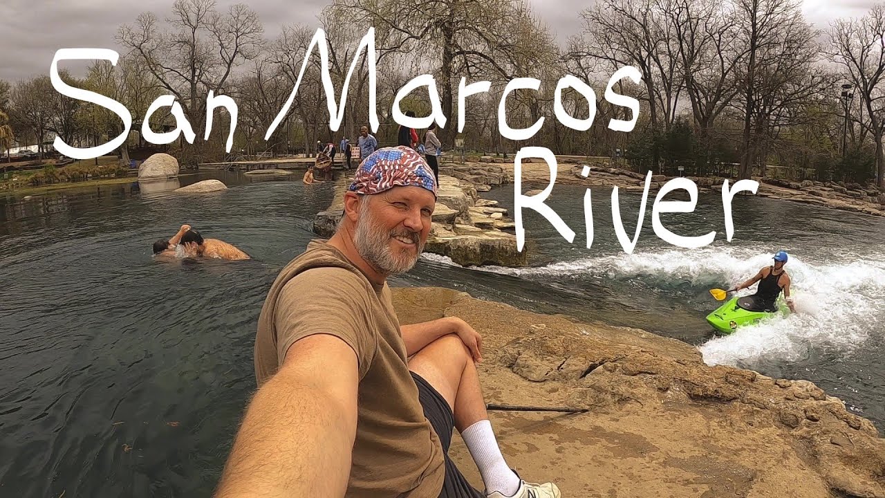 San Marcos River waterfall - YouTube