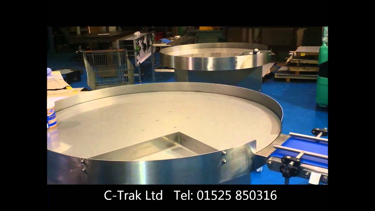 Conveyor Transfer to Rotary Table - YouTube