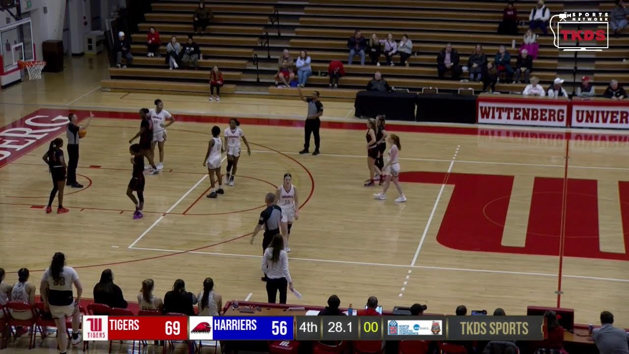 Wittenberg Women's Basketball vs. Miami-Hamilton (12.19.23) - YouTube