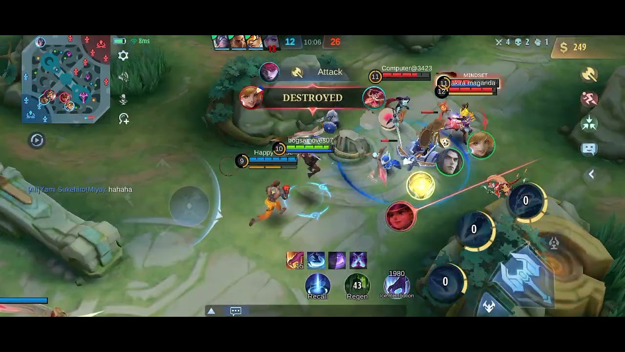 #mobile legend julian core vs yin core MVP💪💪💪 - YouTube