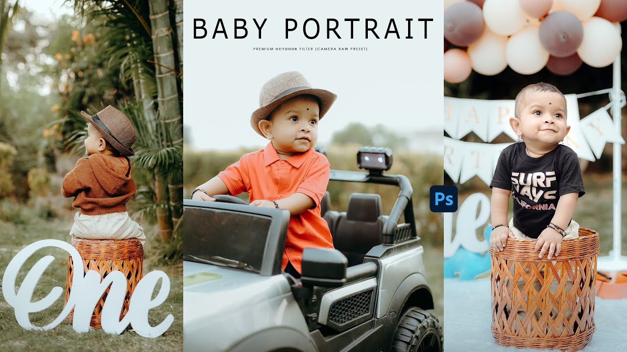 STUNNING Baby Portraits Made EASY with THIS FREE Photoshop Preset ...