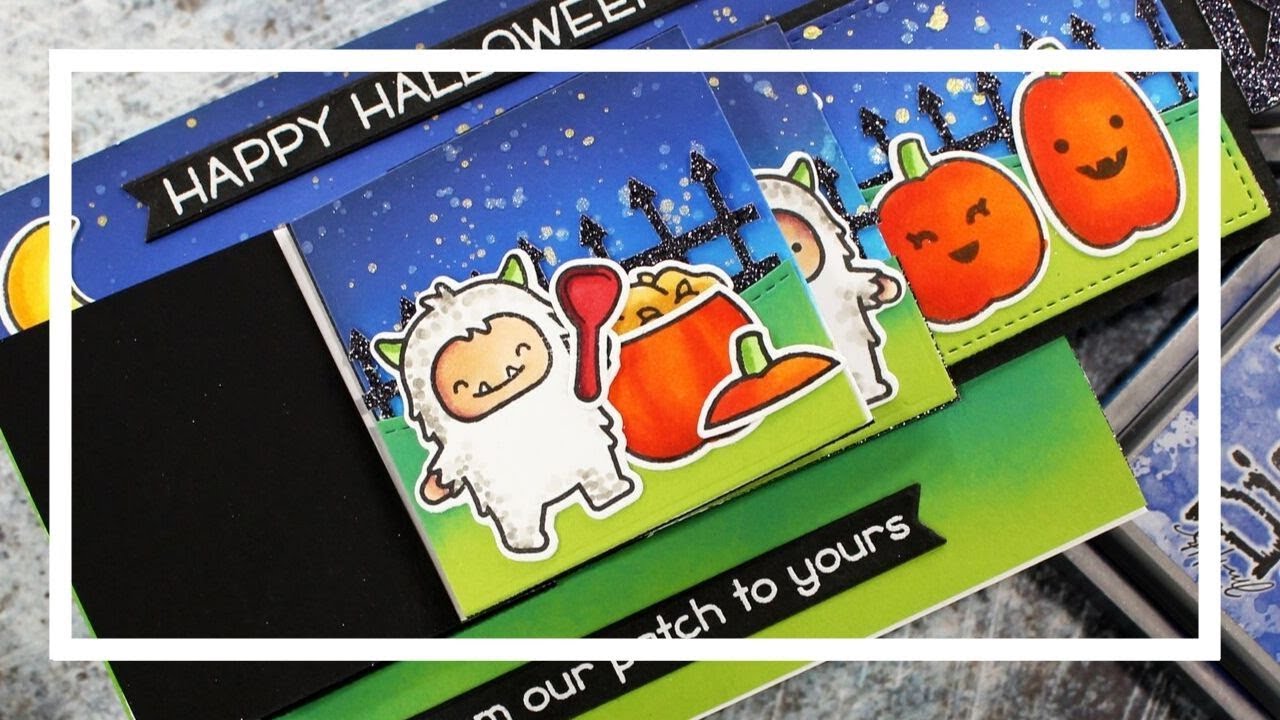 How To Make A Halloween Flippin Awesome Interactive Card | Lawn Fawn ...