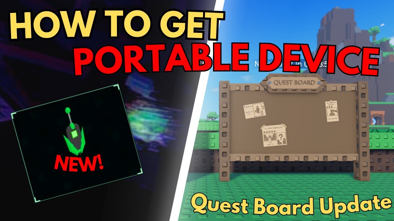 How to Get *PORTABLE DEVICE* in Sol's RNG! - YouTube