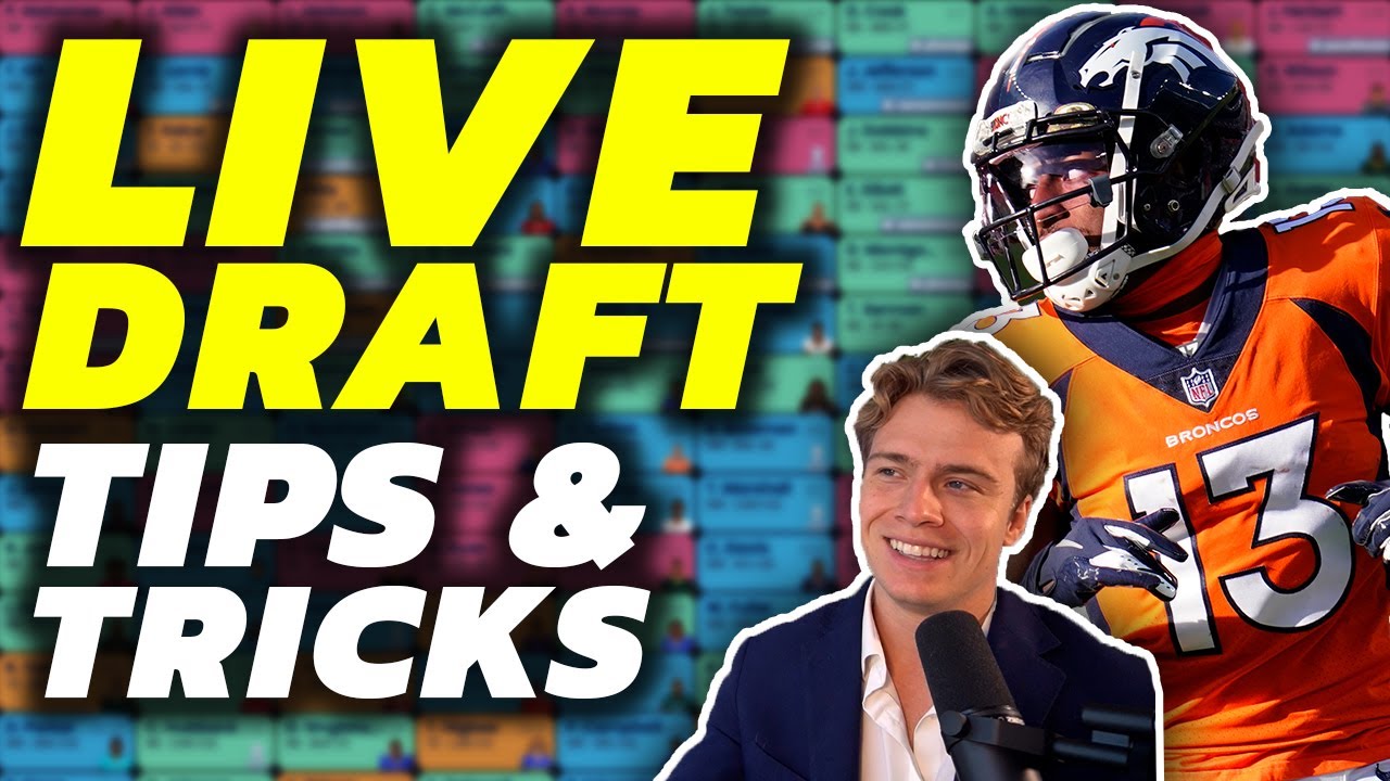 DRAFT STRATEGIES FOR 2021 FANTASY FOOTBALL ( $250 LIVE DRAFT ) - YouTube