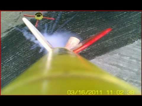 Two Stage Model Rocket with Camera - YouTube