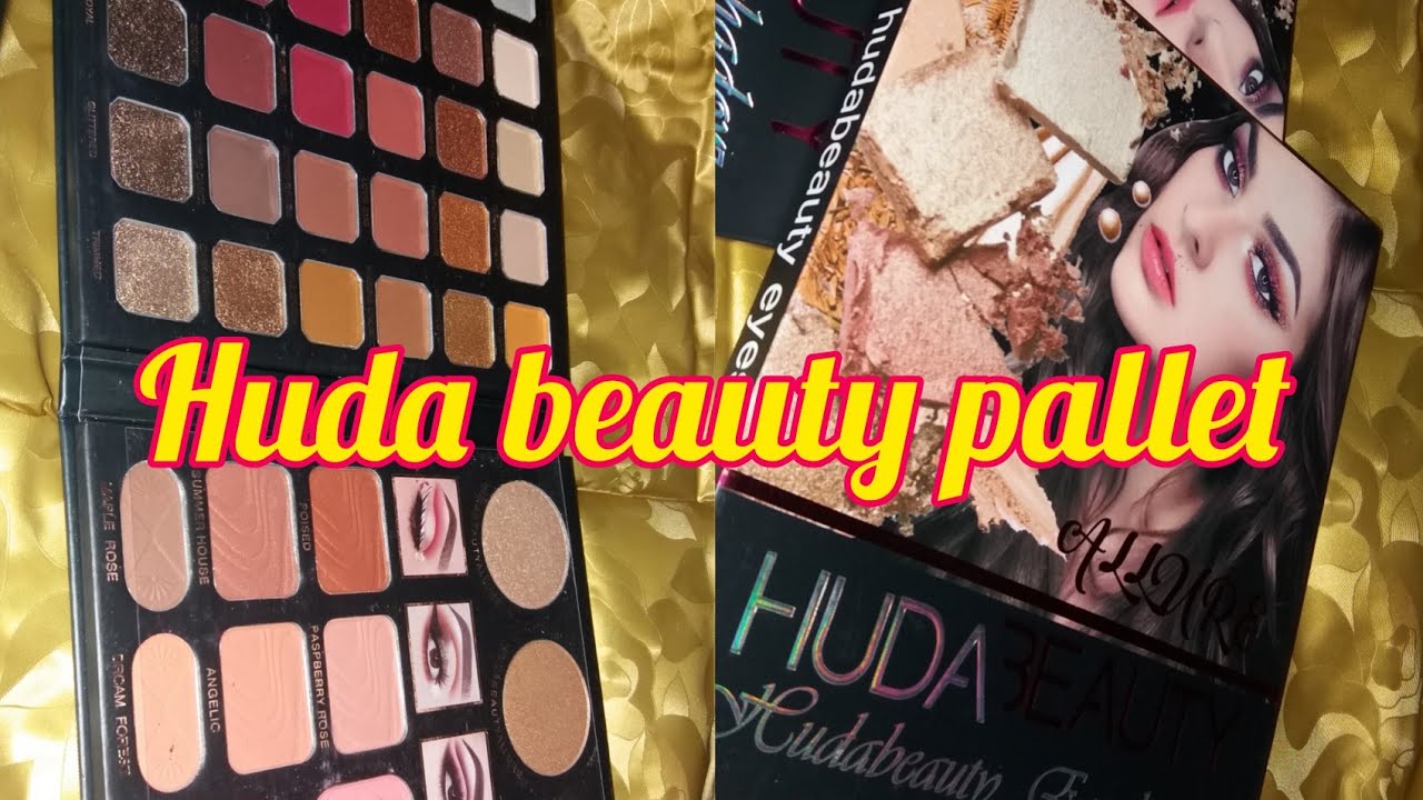 Huda beauty special eye pallet review - YouTube