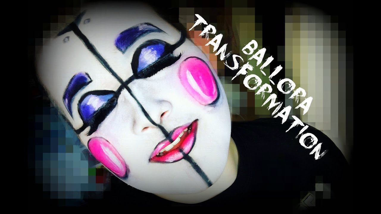 Ballora Transformation: FNAF Sister Location Makeup - YouTube