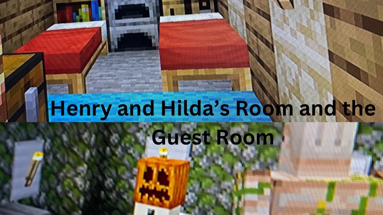 How to build Stampy’s Lovely World(3)Henry and Hilda’s Room & Guest ...