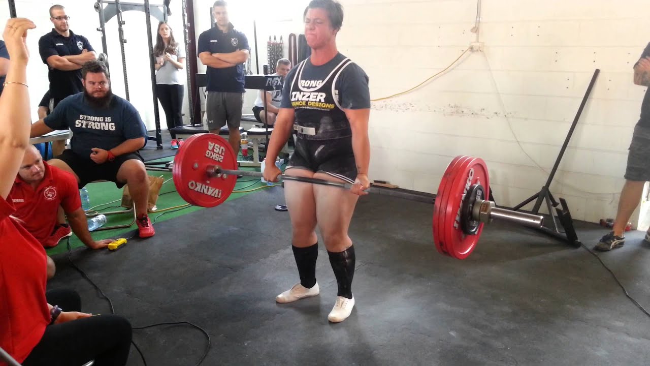 Elena Rasmussen pulls 185kg@90kg GPC - YouTube