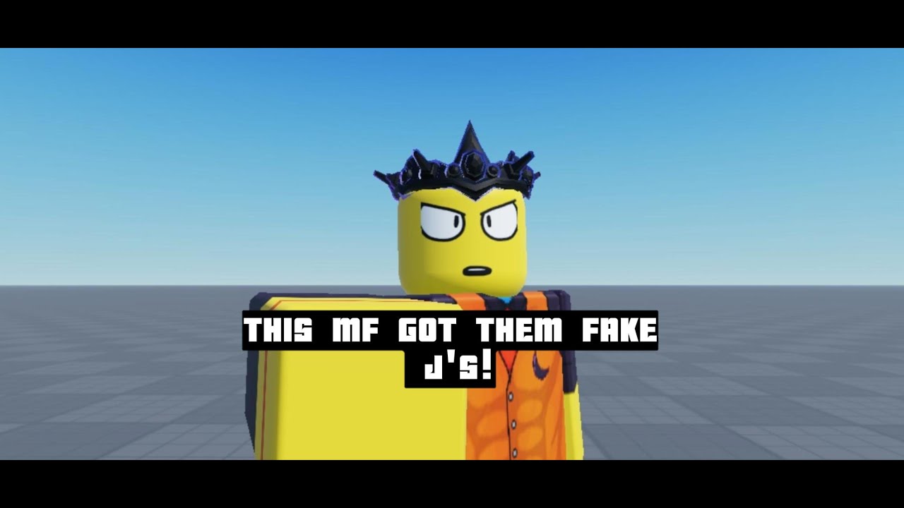 THIS MF GOT THEM FAKE J's! (Roblox Animation) - YouTube