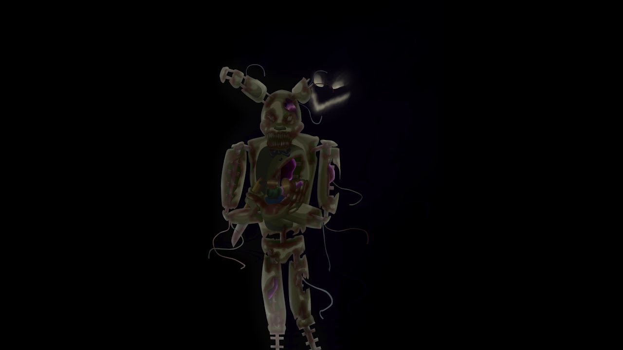 FNAF Nightmare SpringTrap [FANMADE ][SPEEDPAINT][HUN] - YouTube