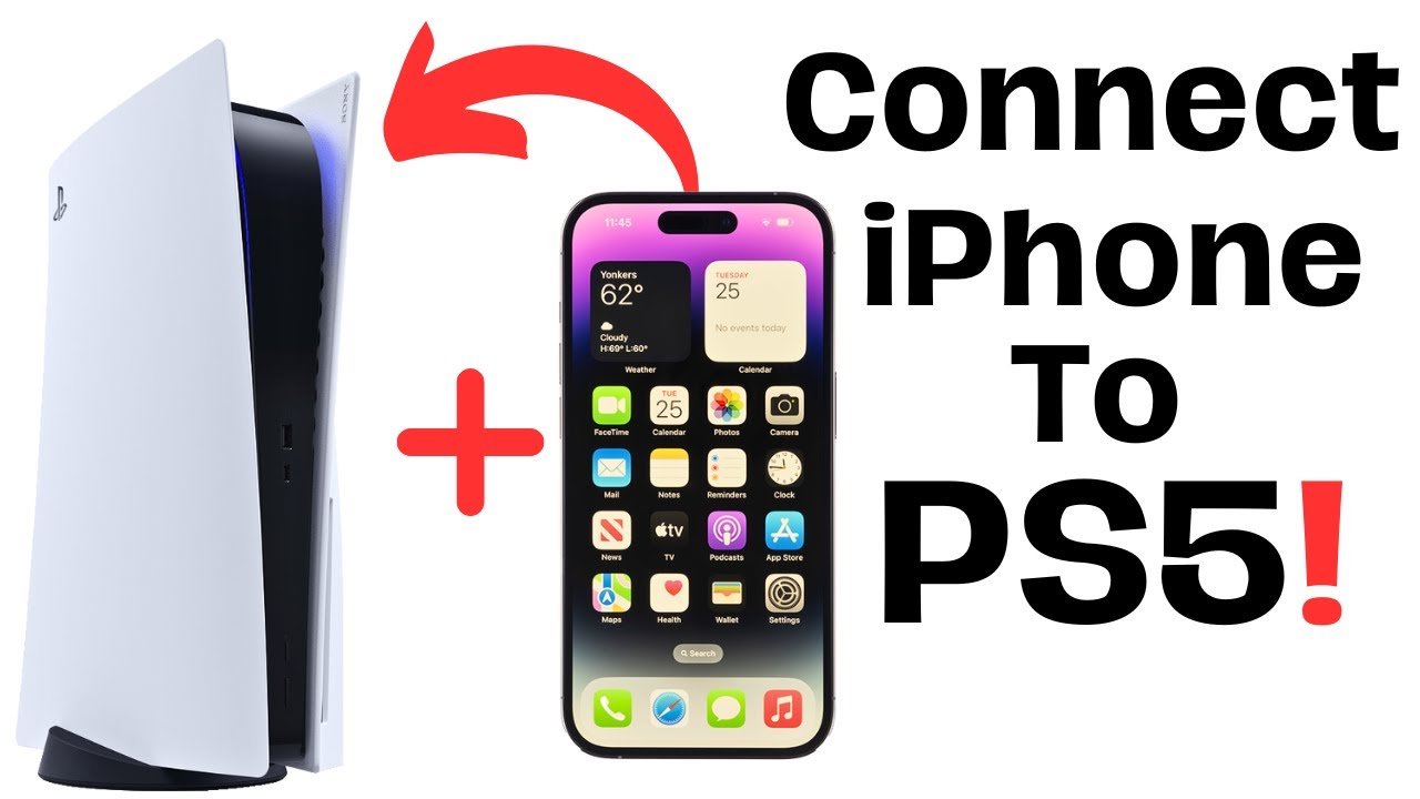 How to Connect iPhone to PS5 - YouTube