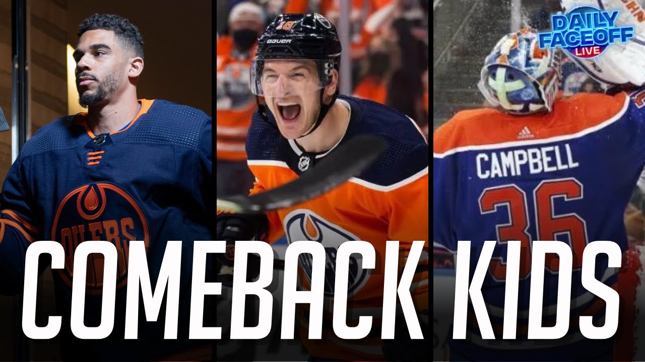 The EDMONTON OILERS HAVE LIFE : Big comeback evens up the series ...