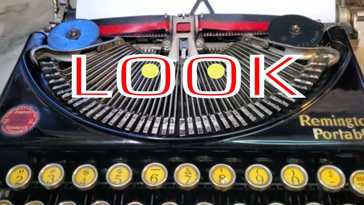 Remington Vintage 1930's Typewriter with Unique Platen Card Clamp ...