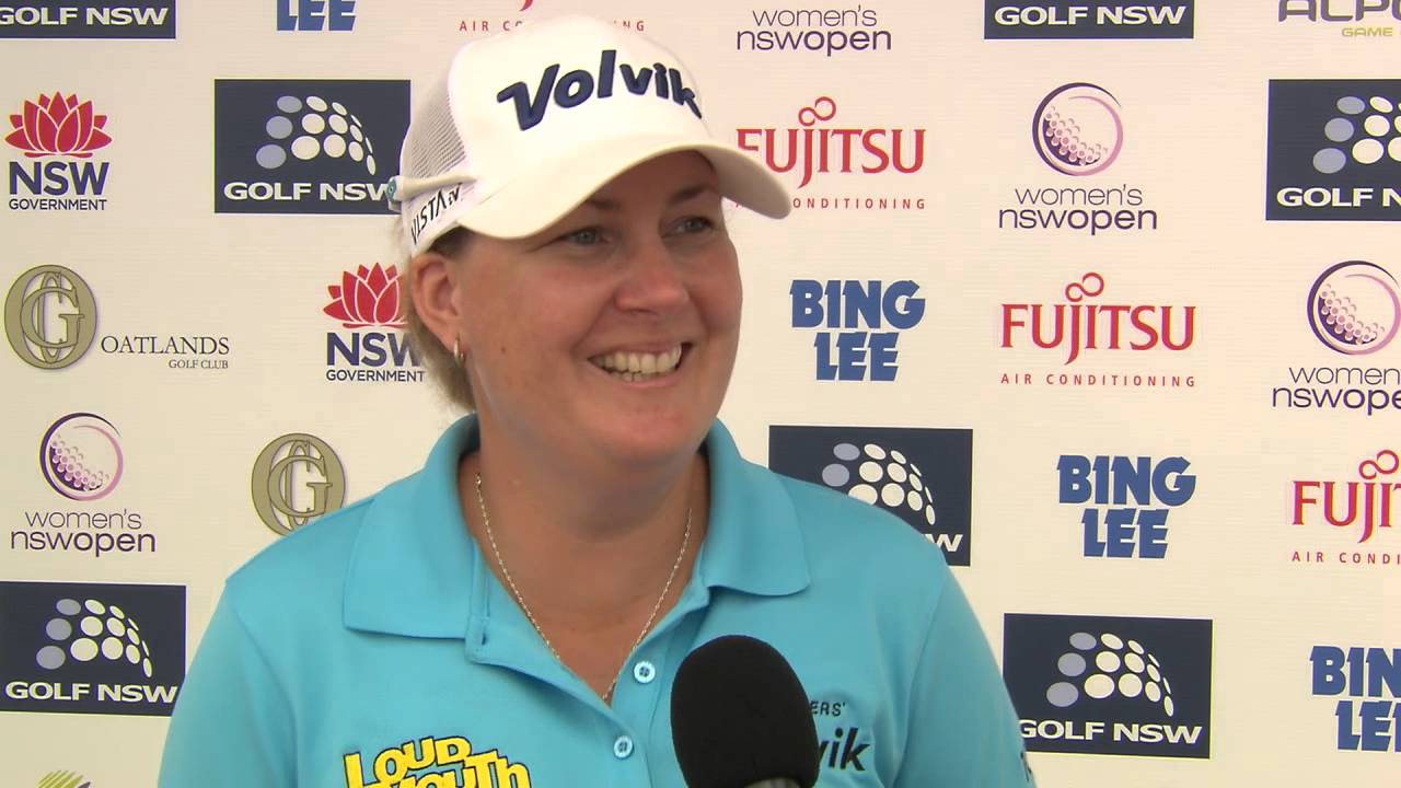 Lindsey Wright Post Round 2 Interview - YouTube