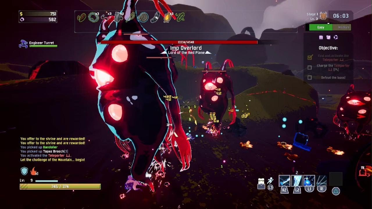 Risk Of Rain 2_When everyone wants command, but all die before 2 min ...