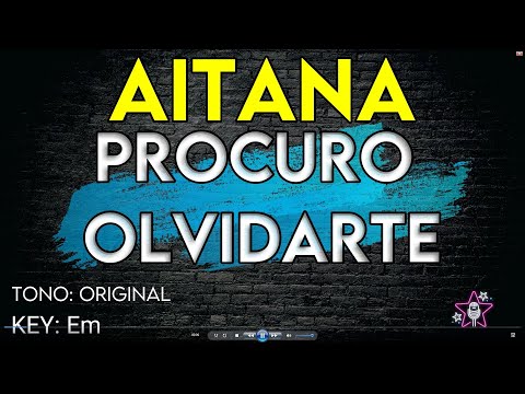 Aitana - Procuro Olvidarte - Karaoke Instrumental