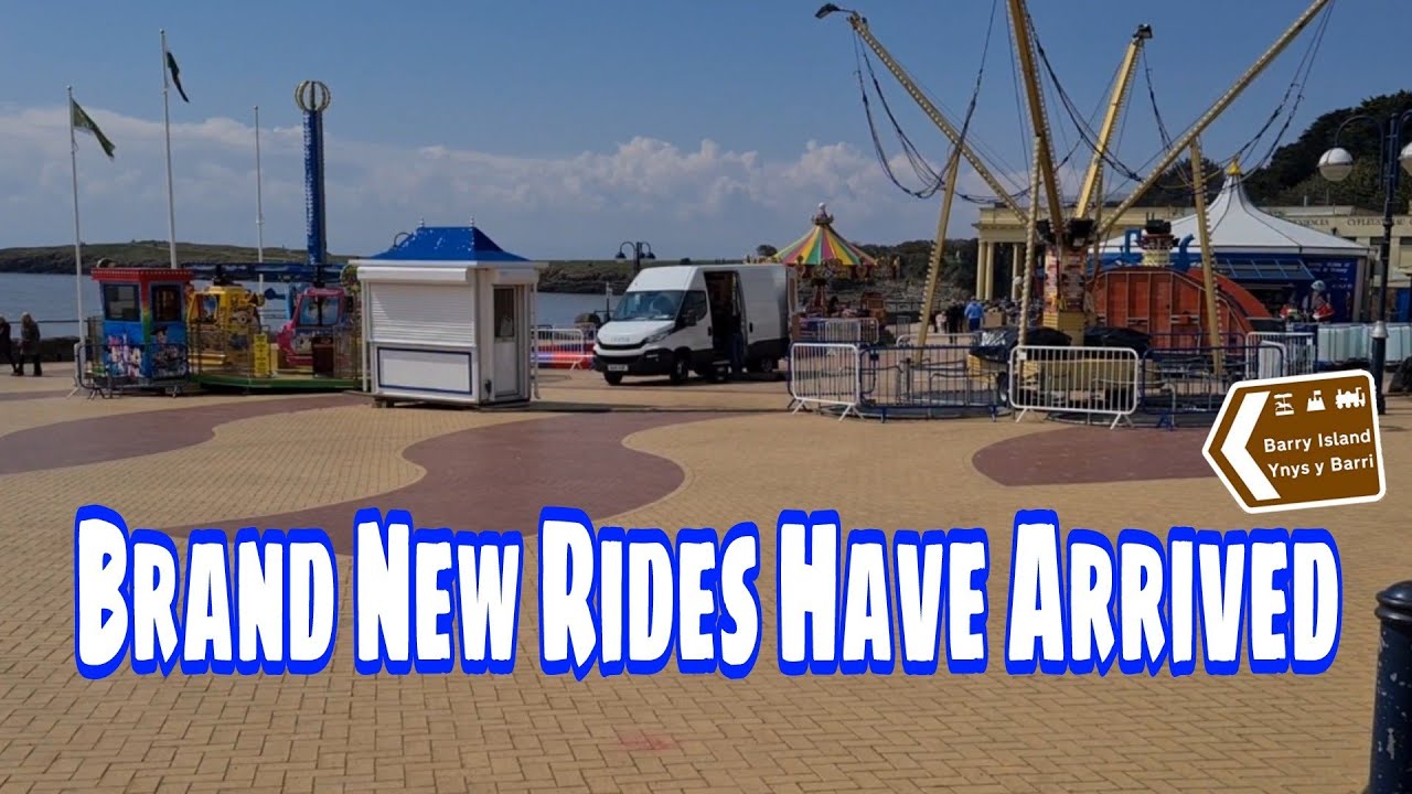 Brand New Rides Have Arrived at Barry Island - YouTube
